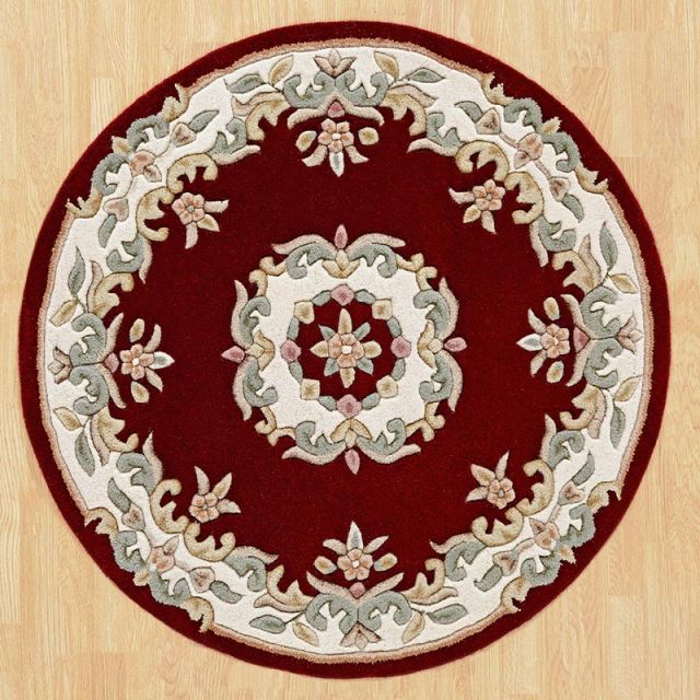 Royal Red Circular - Rugs Central
